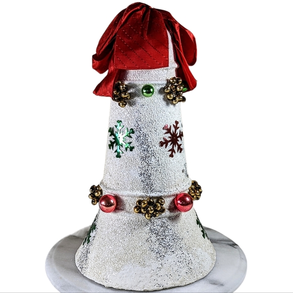 Hand Crafted | Holiday | Vintage Paper Mache Christmas Bell 92s 30s ...